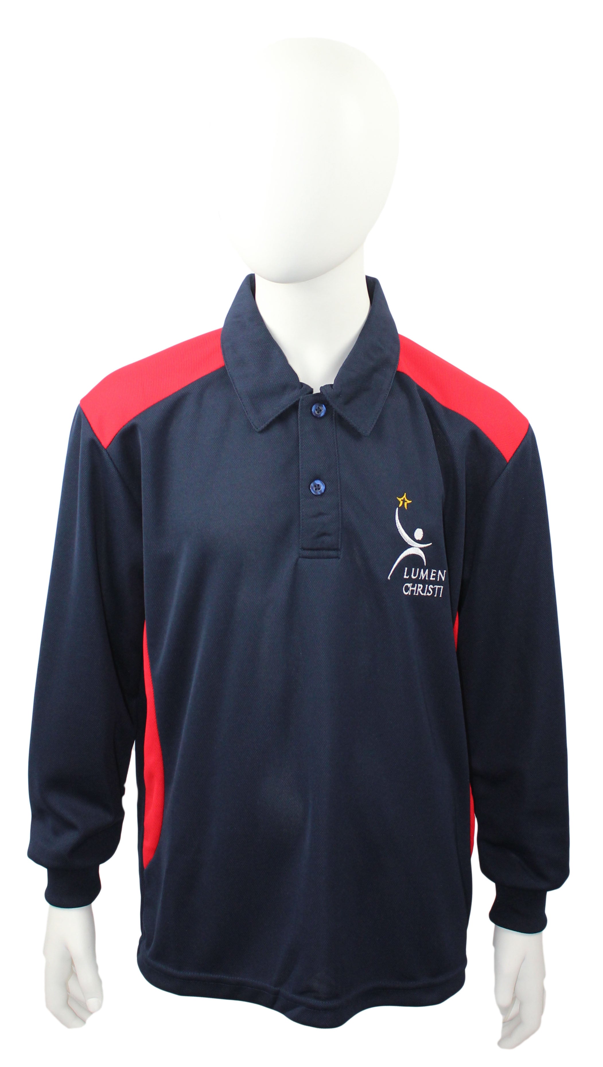 LUMEN CHRISTI PRIMARY LONG SLEEVE SPORTS POLO – DCS Uniforms