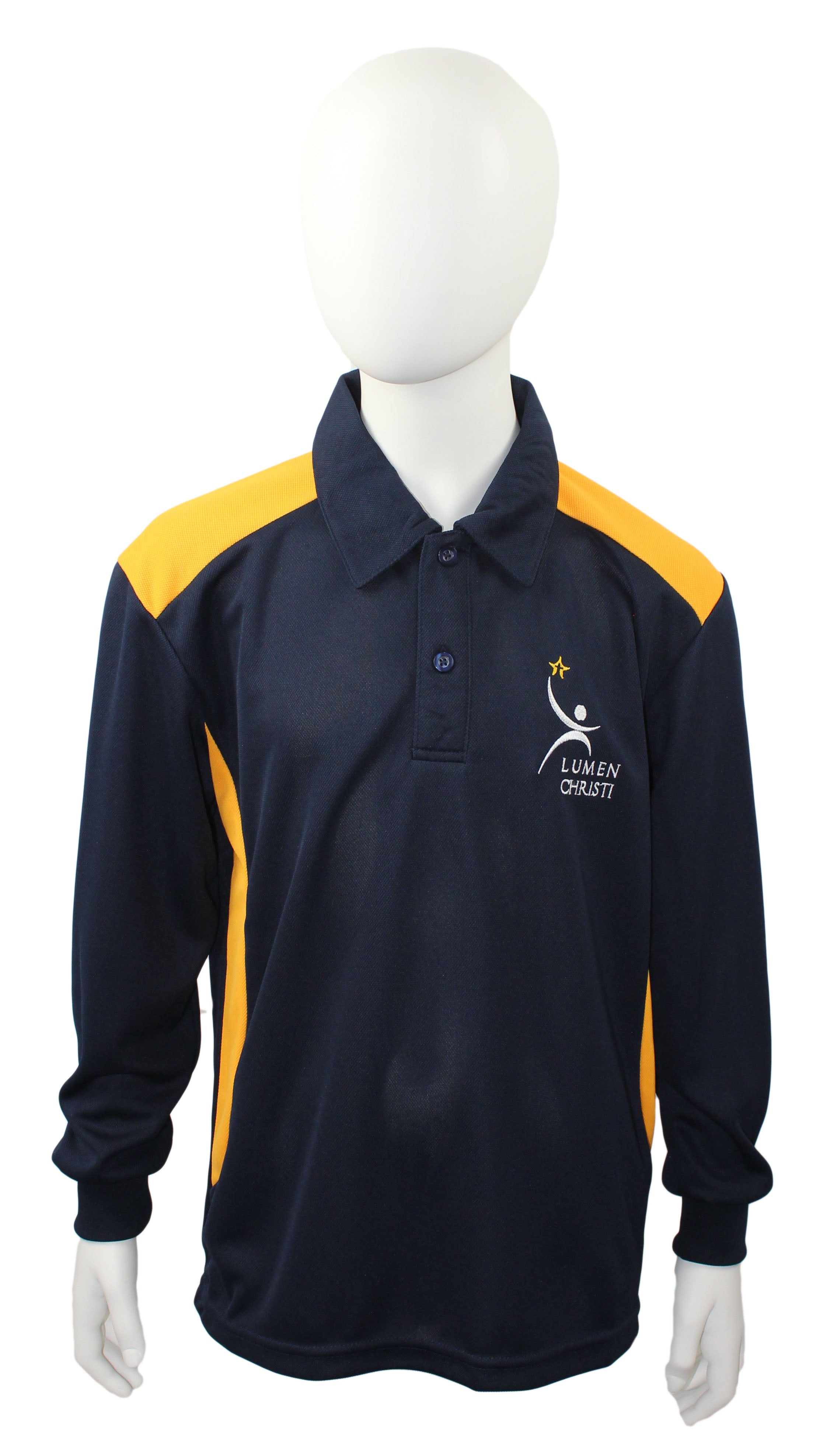 LUMEN CHRISTI PRIMARY LONG SLEEVE SPORTS POLO – DCS Uniforms